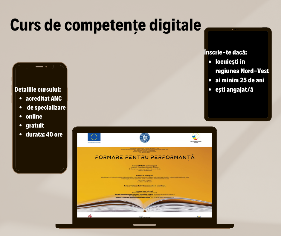 E momentul să te înscrii la cursul de competențe digitale | ZiarMaramures